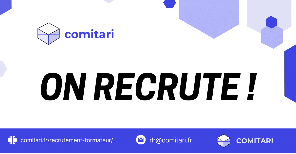 Recrutement formateur - Comitari